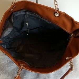 Bags | Vertical Striped Tote Bag With Tassel Detail | Poshmark